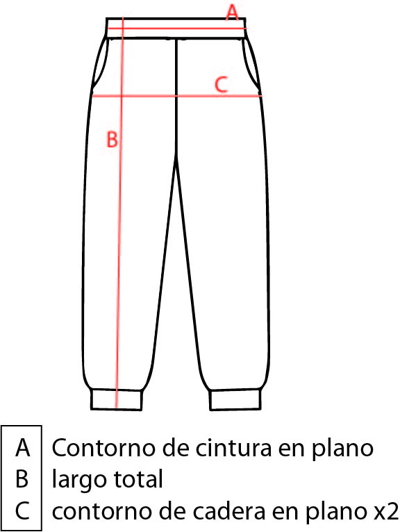 Jogger Rustico recto con tajo Cameron - BENKA