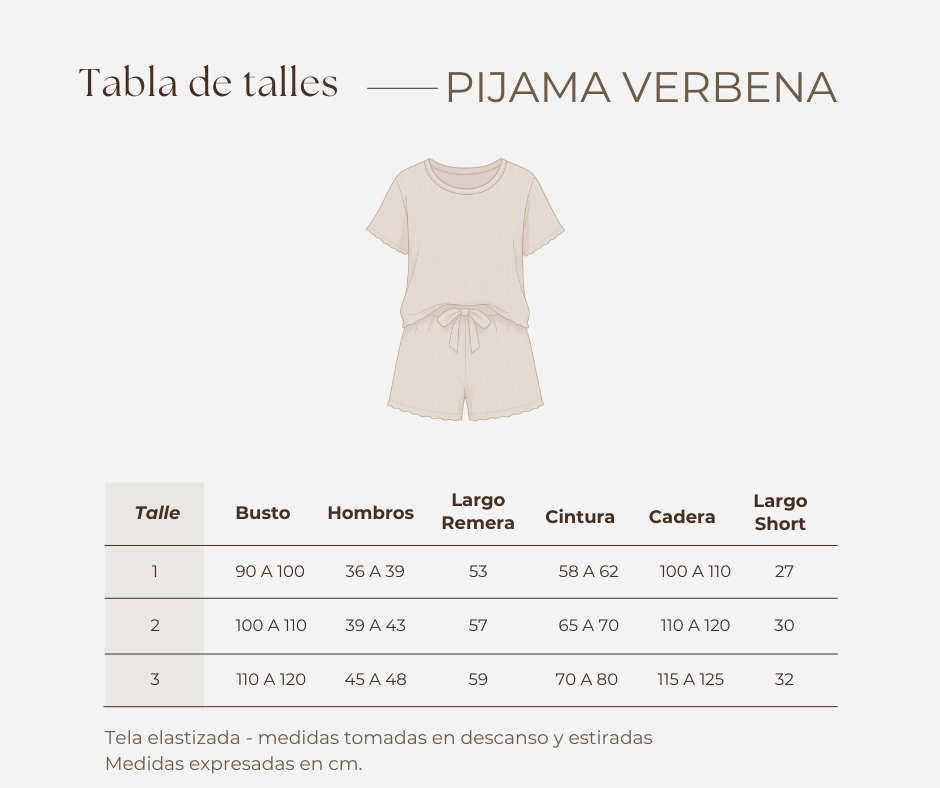 Pijama Verbena [raw] - Comprar en TILA