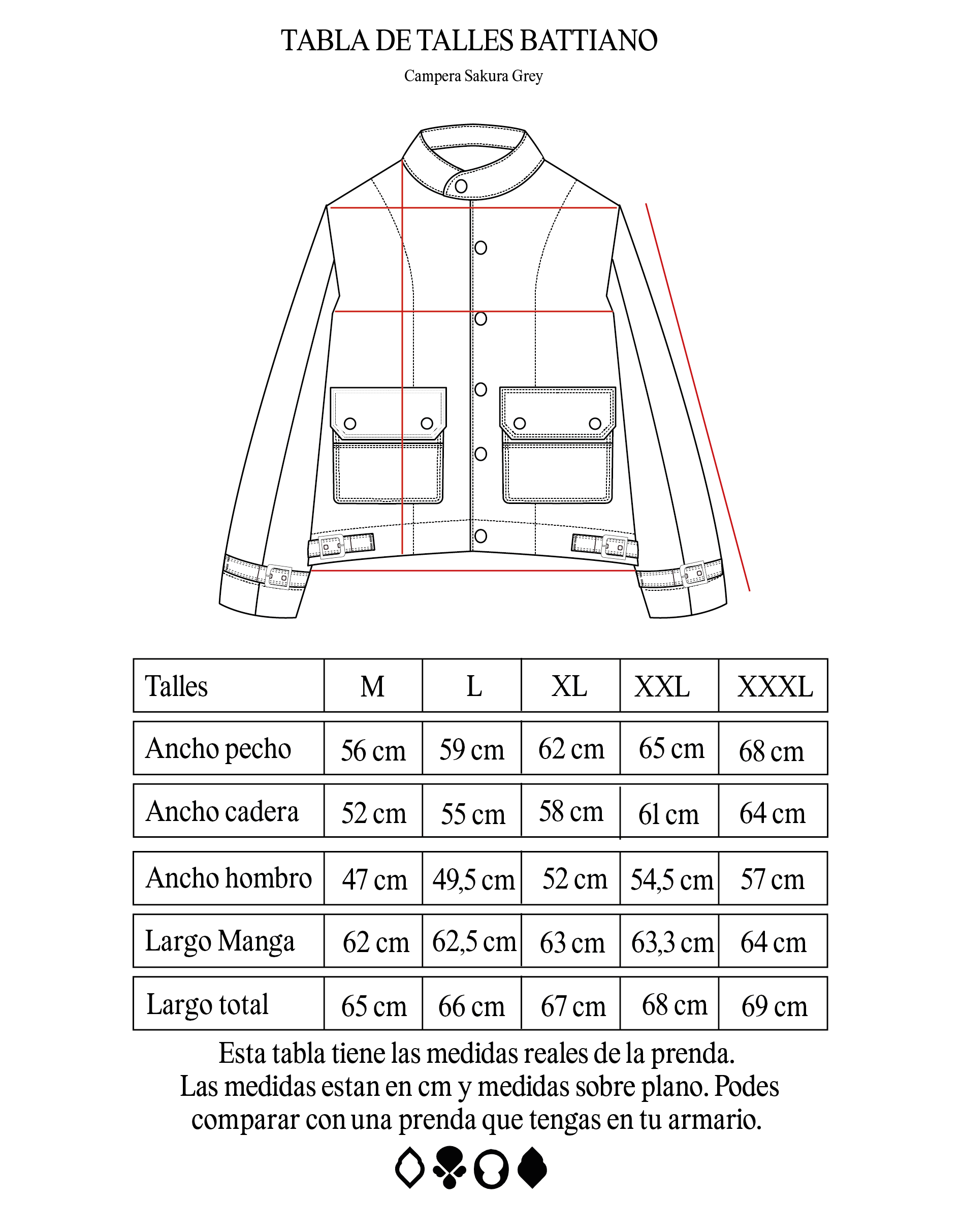 Campera Sakura Grey - Comprar en Battiano
