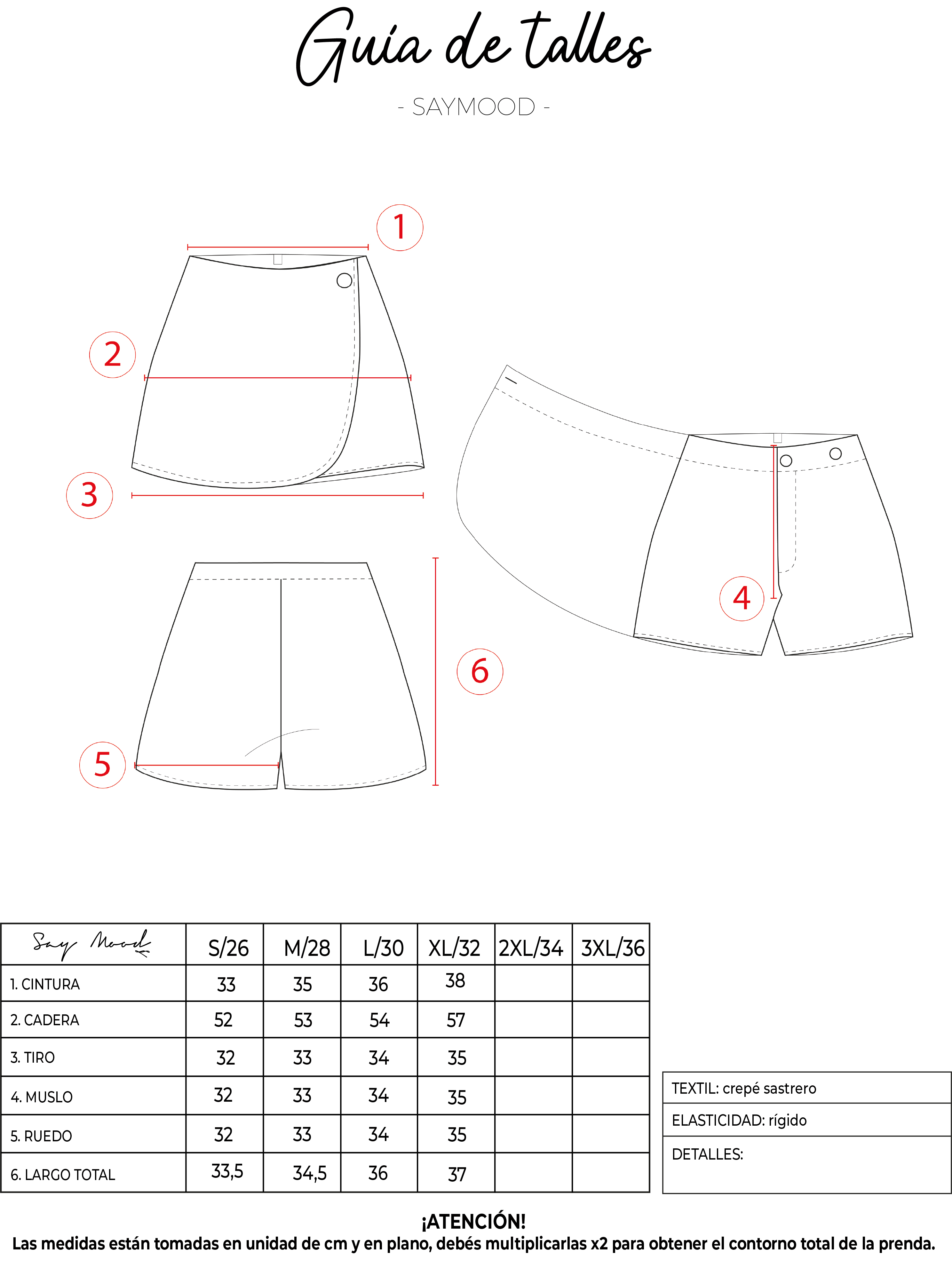 Short pollera Amber: comodidad chic y toque night