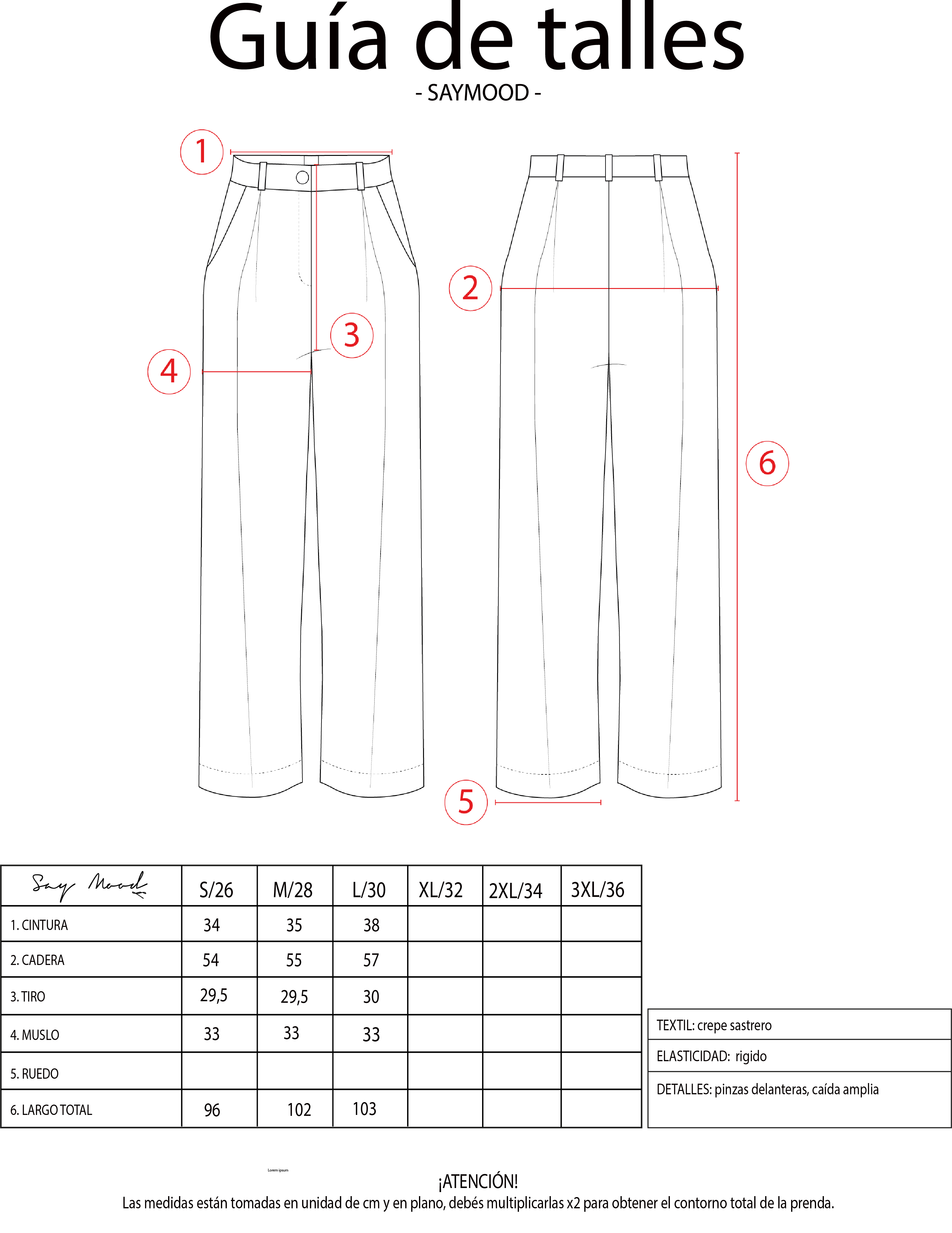 PANTALON MARIANNE - Comprar en Saymood