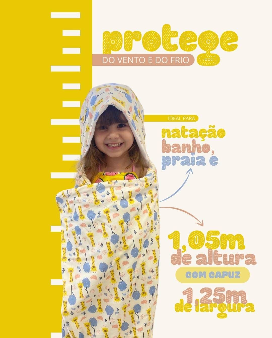 Toalha Gigante Capivara Infantil: Maciez, Tamanho e Estampas