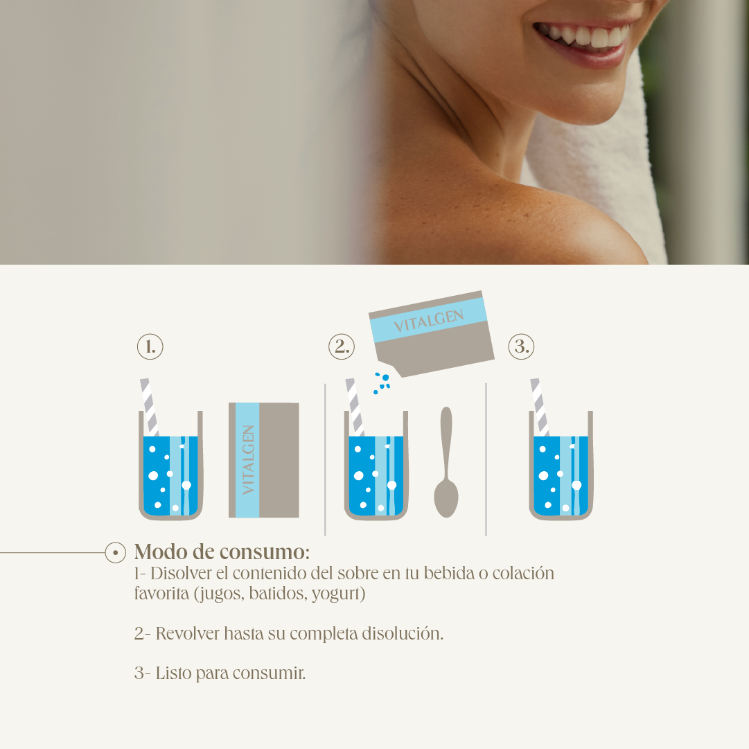 VITALGEN - Colágeno Hidrolizado sabor Blueberry (15 sobres)
