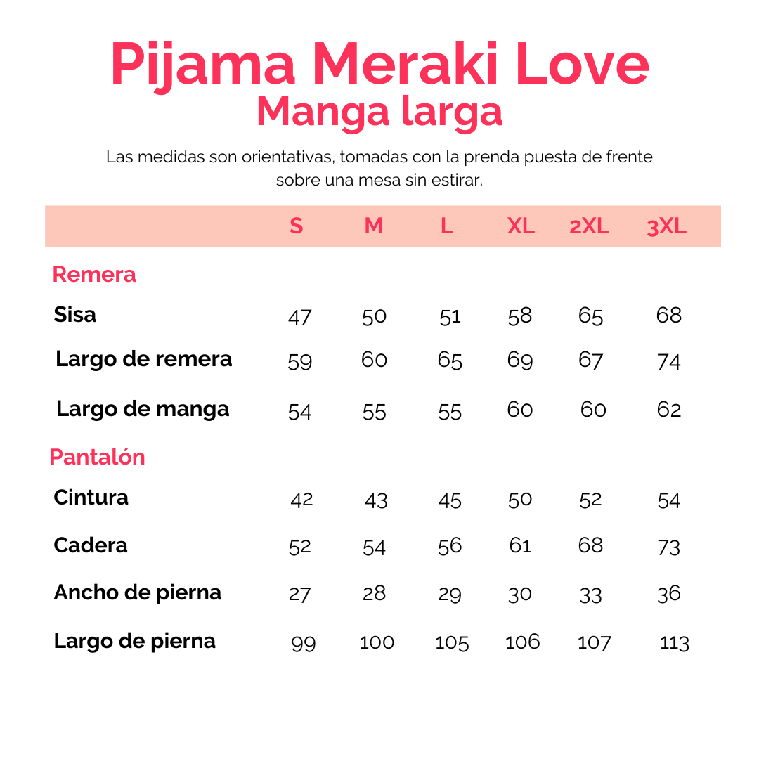 Meraki Love manga larga - Comprar en Maui.Sleepwear