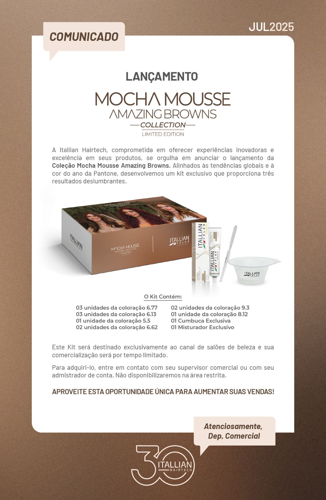 KIT MOCHA MOUSSE - ITALLIAN COLOR - Itallian Hairtech