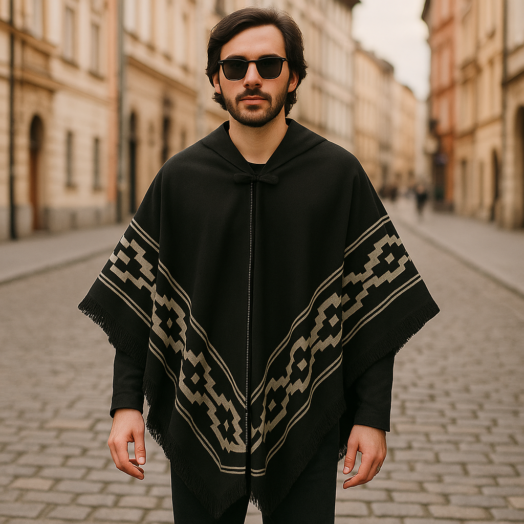Poncho Argentino Gaucho Unisex Tradicional: Auténtico y Versátil
