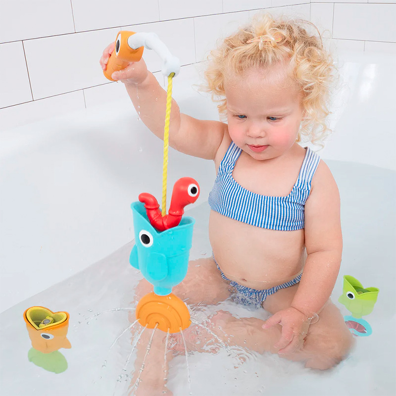 Pescaditos Magnéticos: Set de Pesca para Bañera, Juguete Educativo