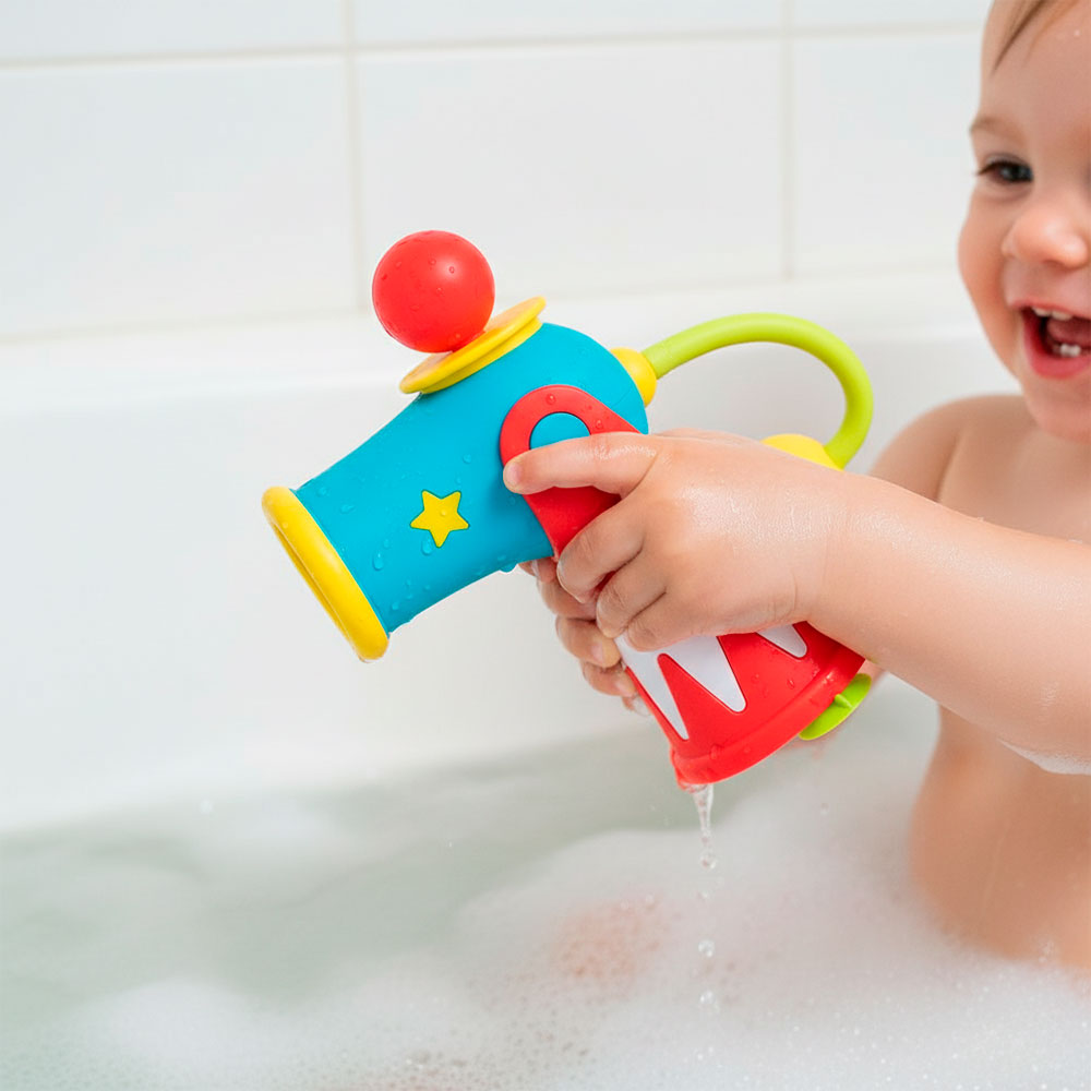 Tiro Splash: Juguete de agua con bolas y aro ajustable