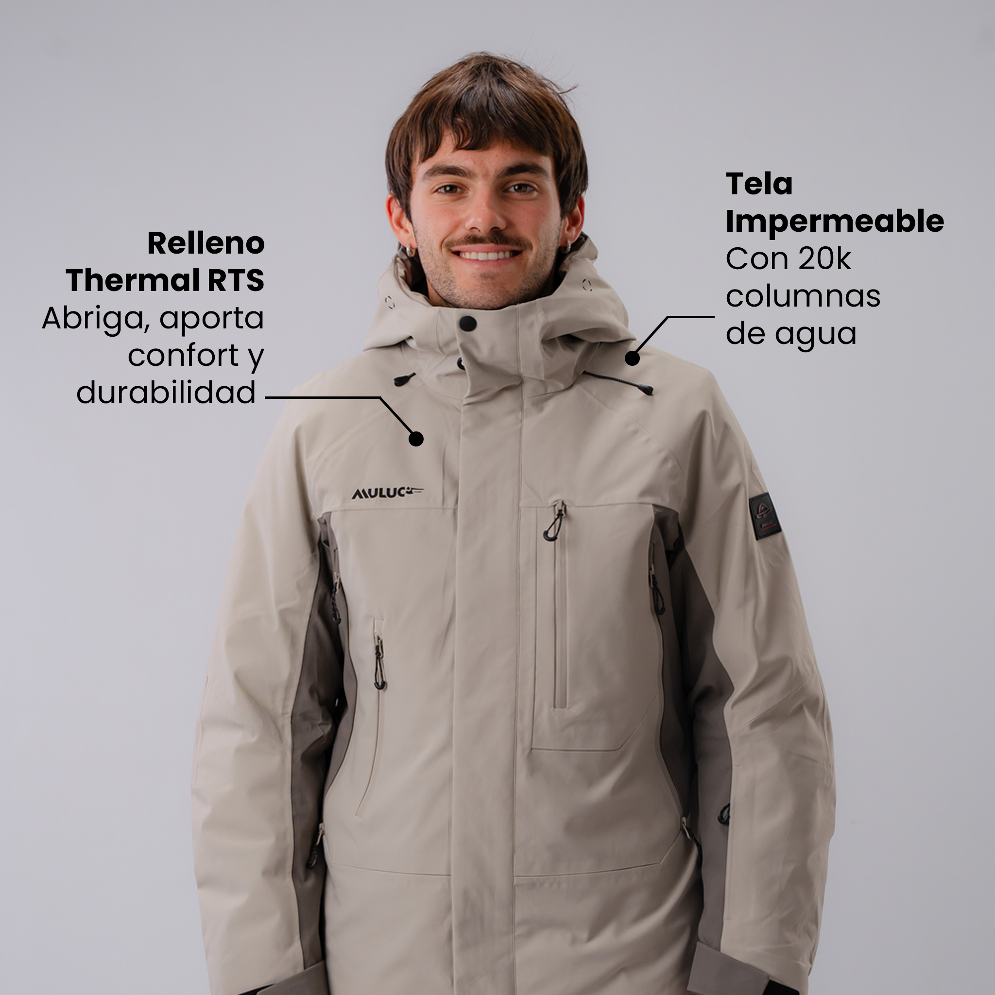 Campera Condor impermeable técnica para nieve y ski