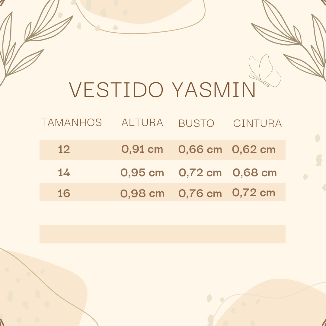 Vestido Yasmin Corações - Marrom - Mellzinha