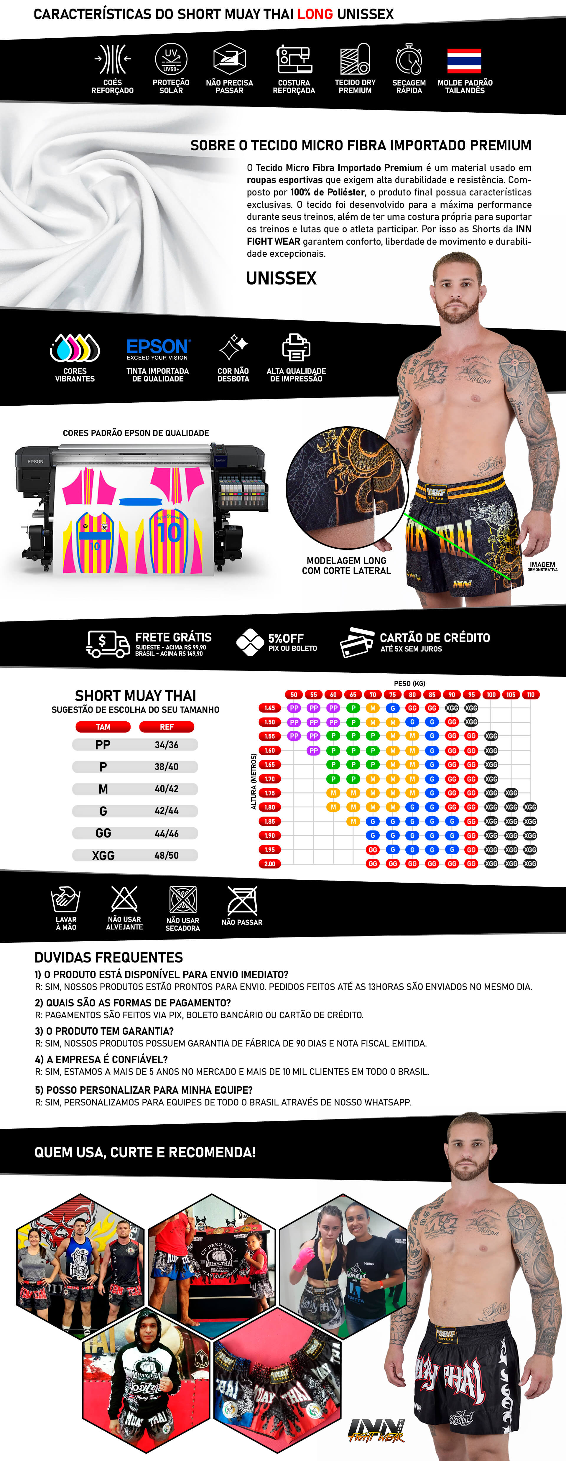 Short Kickboxing Long Purple Skull Vortex Unissex