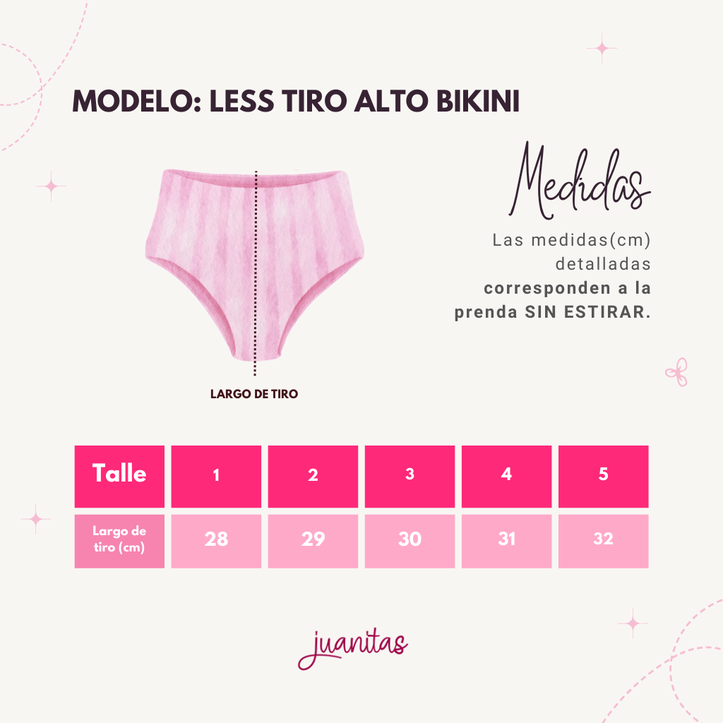 Colaless Tiro Alto Bikini Lisa