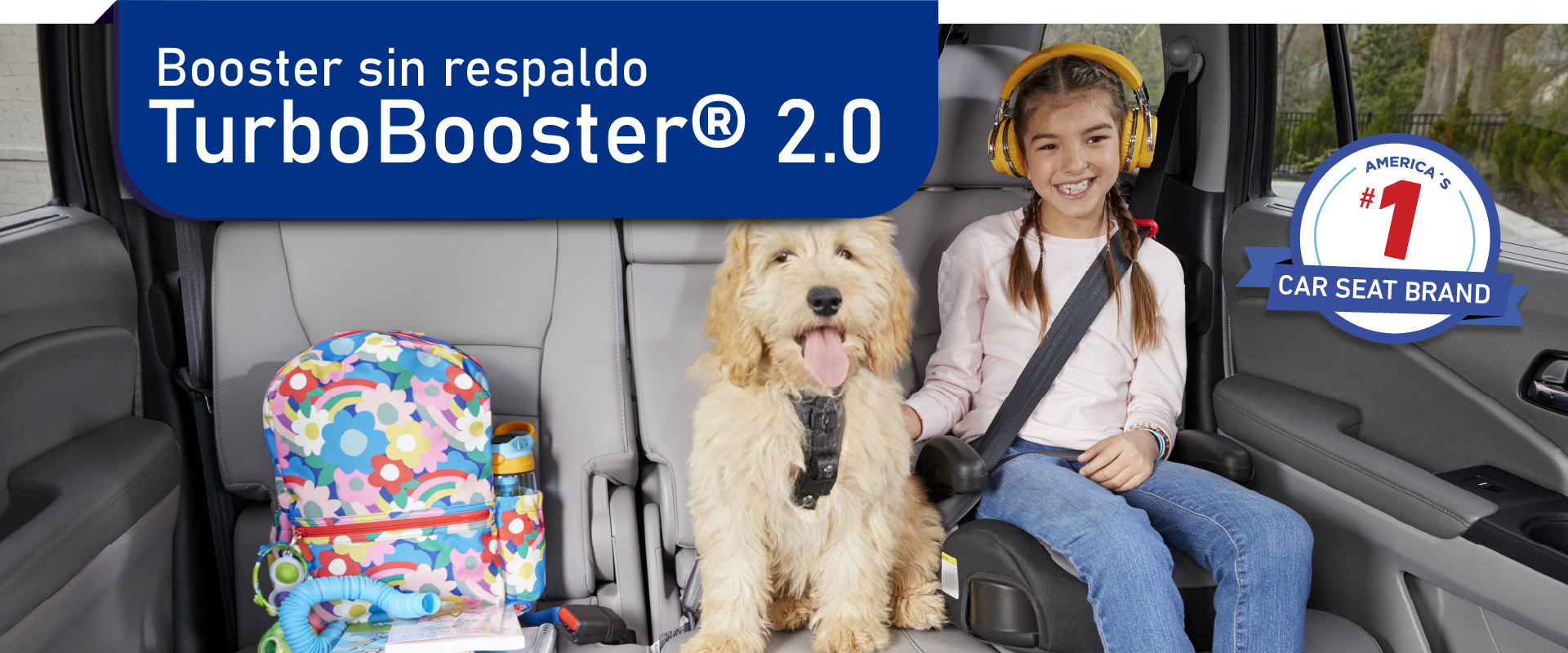 Booster sin respaldo TurboBooster Backless Graco seguro y homologado