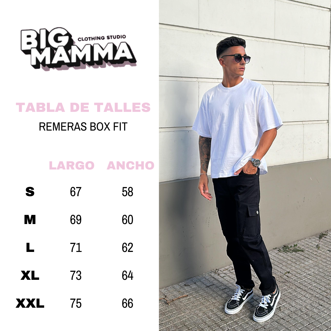 Remeras Box Fit | Corte Cuadrado Moderno | Big Mamma