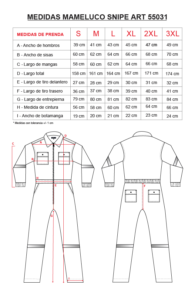 Mameluco de Trabajo | Tienda Ombu | Seguridad Laboral | Compra Online