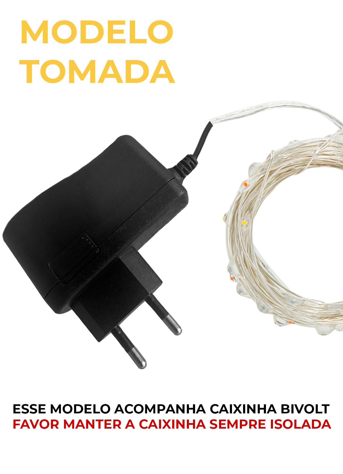 Fio de Fada Led - até 10 metros diversas cores