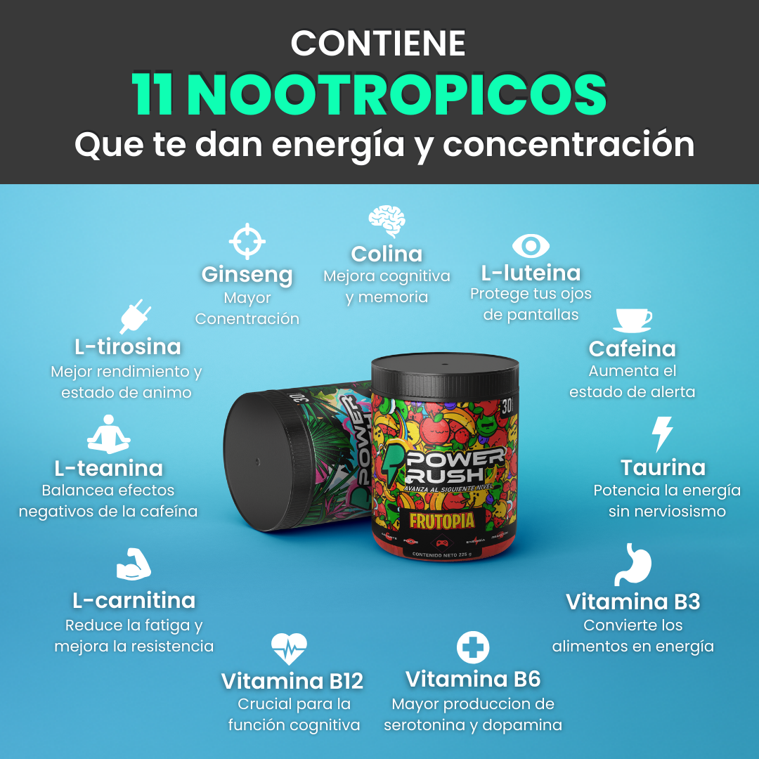 Power Rush - 30 servings (226g) - Comprar en Power Rush