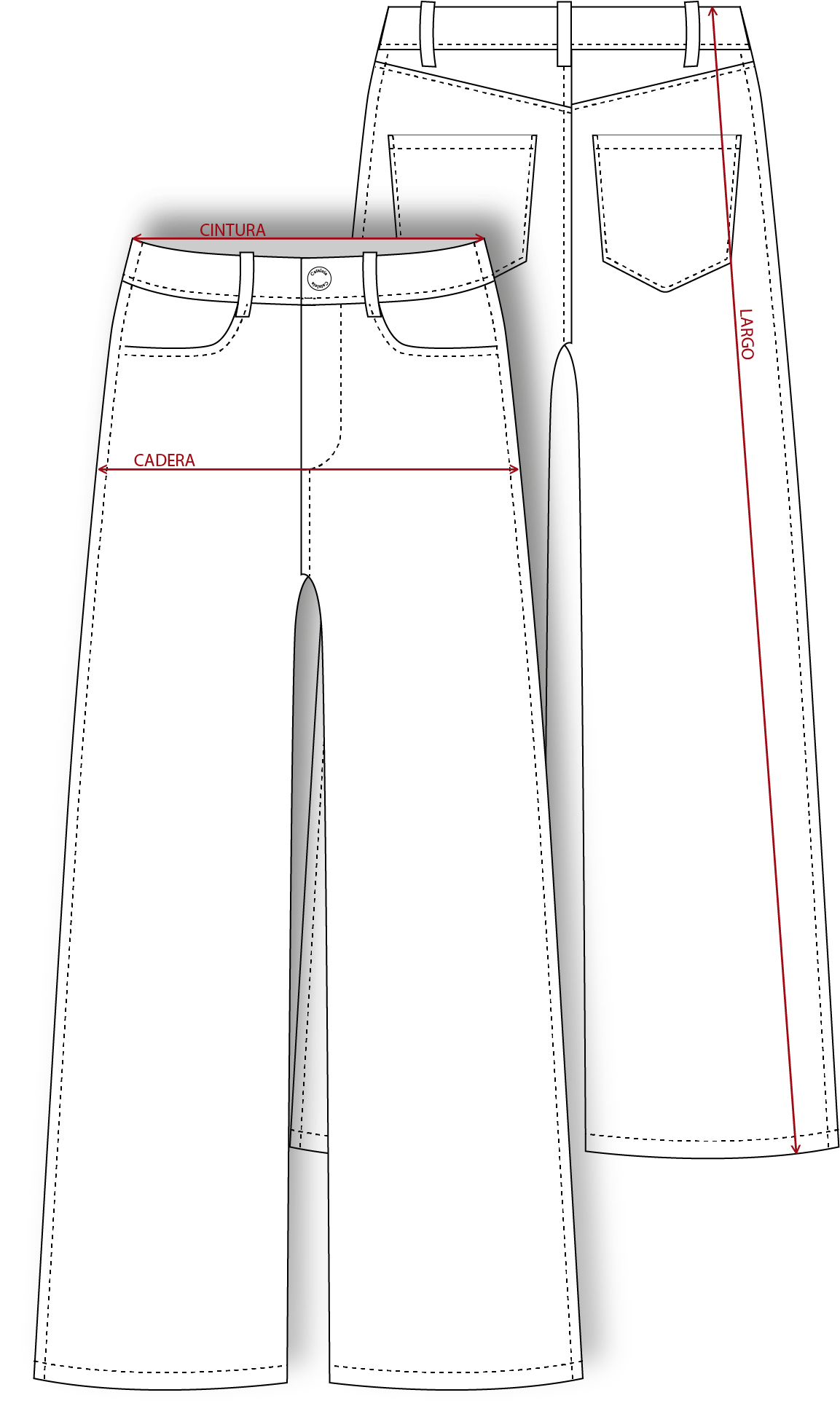 Jeans Wide Leg Mandy Blue - Comprar en Cataleia