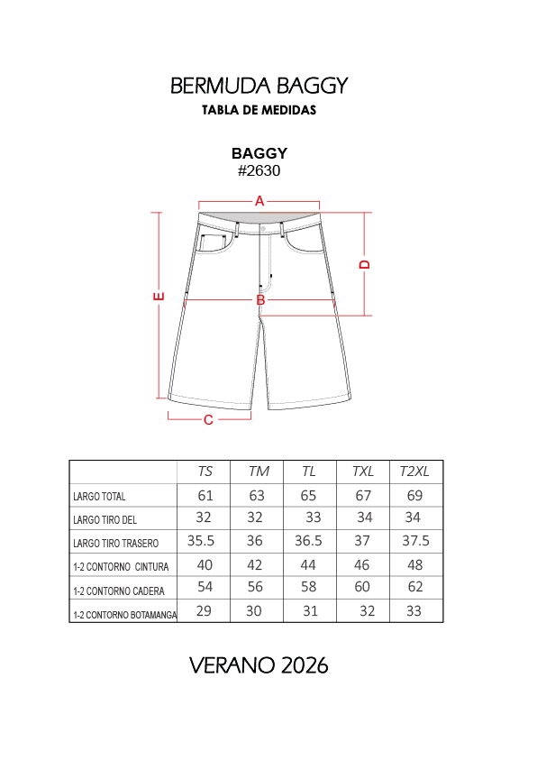 Bermuda Denim Superwide Stone+Loc+Big - Estilo y comodidad