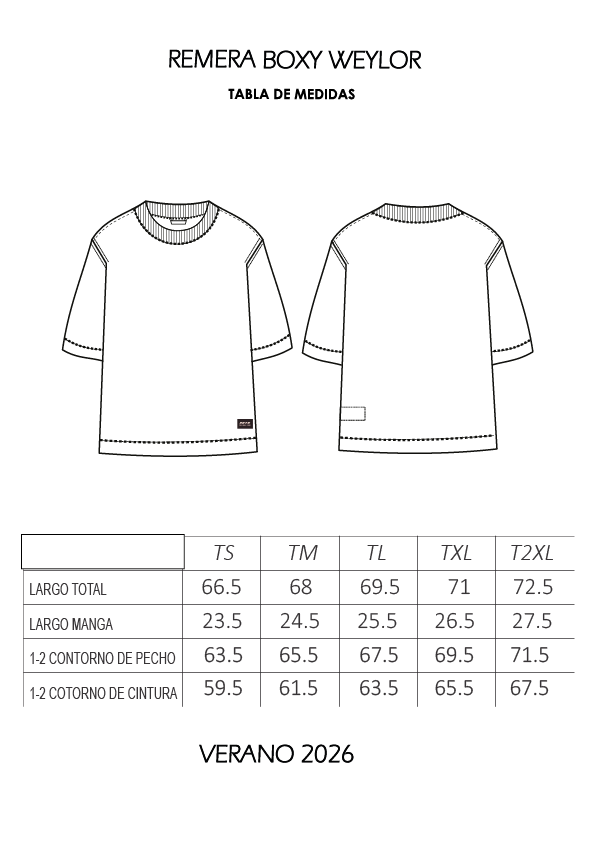 REMERA BOXY WEYLOR - Comprar en vete al diablo