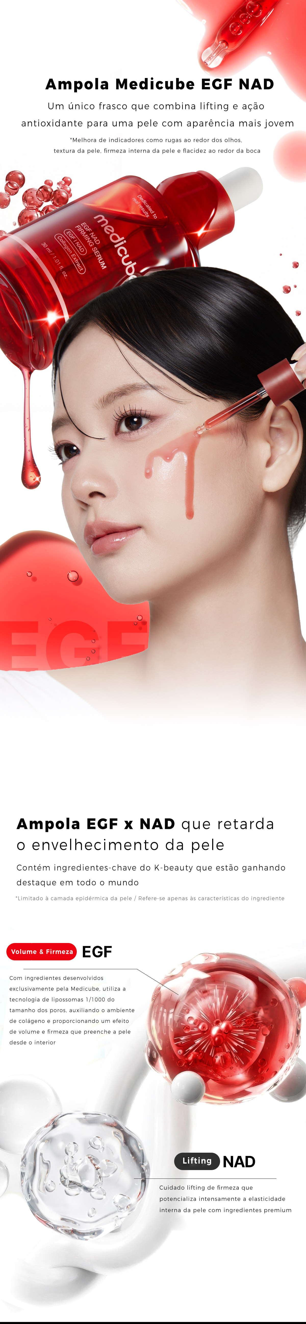 MEDICUBE Serum Firmador com EGF + NAD 30ml