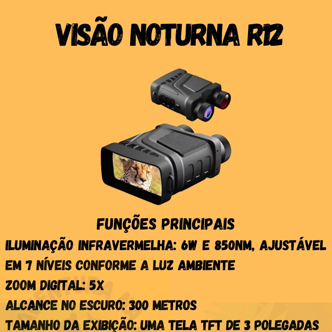 Visão Noturna R12: Alta Qualidade e Alcance Excepcional