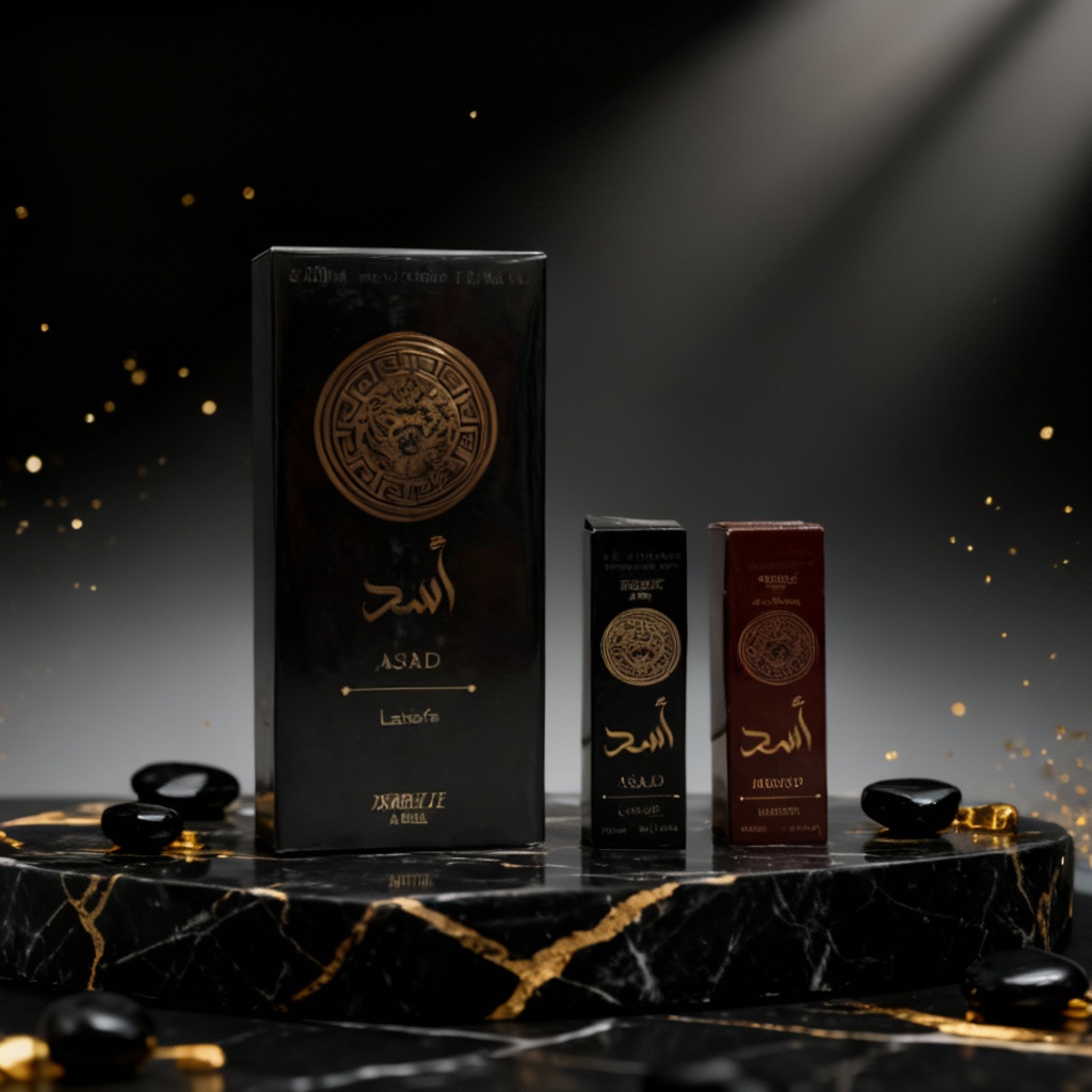 Kit Perfume Asad Black 200ml + Bourbon 15ml - Elegância