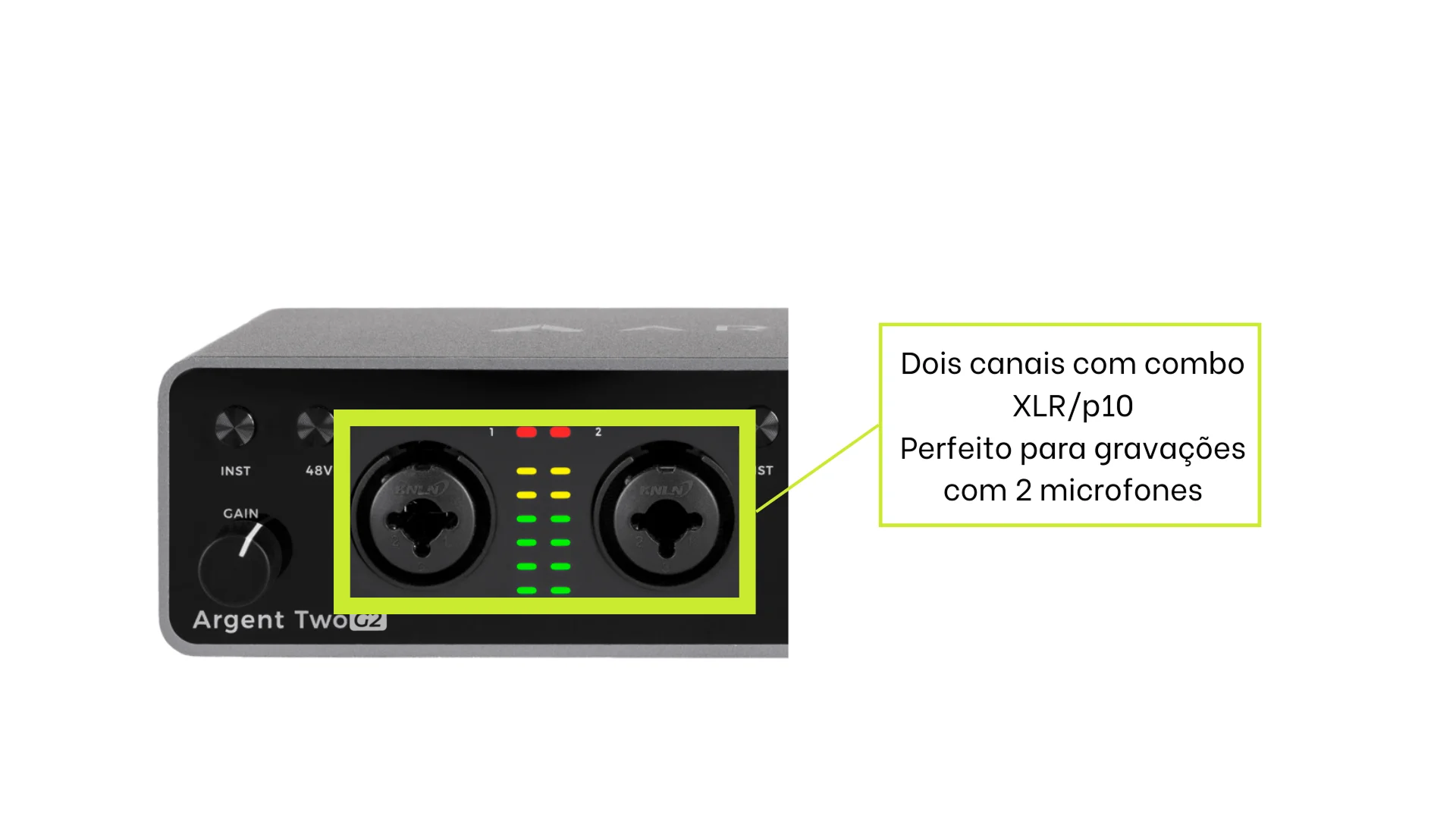 Interface de Áudio USB Armer Argent Two G2