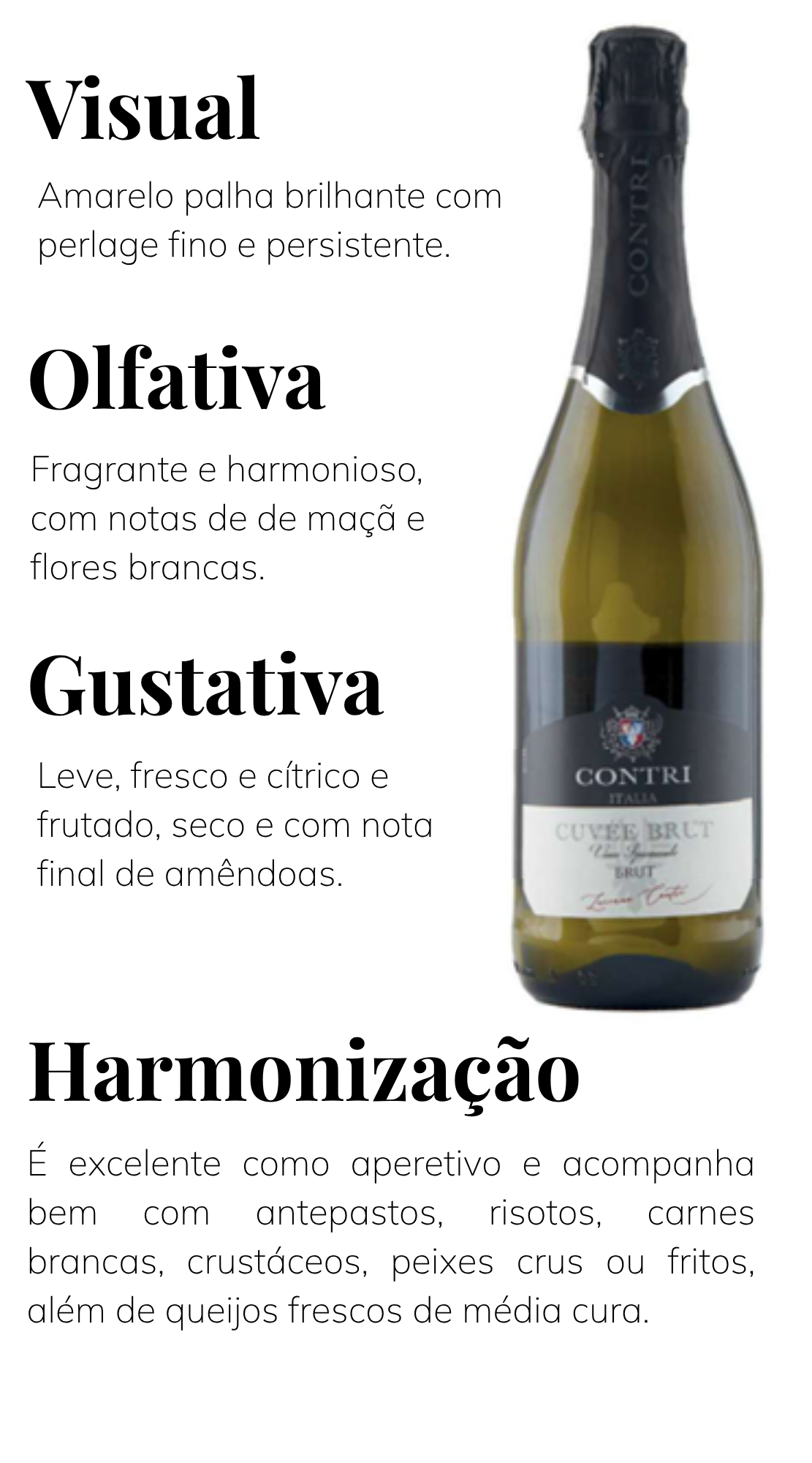 Espumante Brut Gran Cuvee Luciano Contri 750ml - Qualidade e Tradiçã
