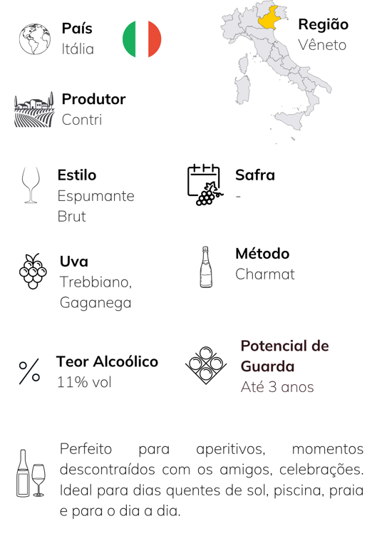 Espumante Brut Gran Cuvee Luciano Contri 750ml - Qualidade e Tradiçã