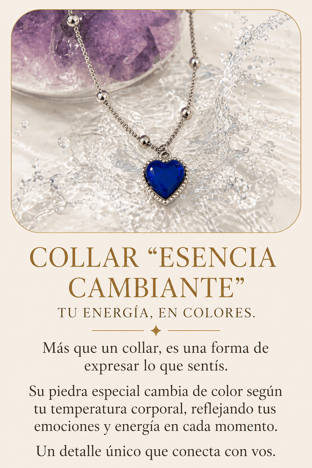 Collar “Esencia Cambiante” - Tu energía, en colores - Zemara
