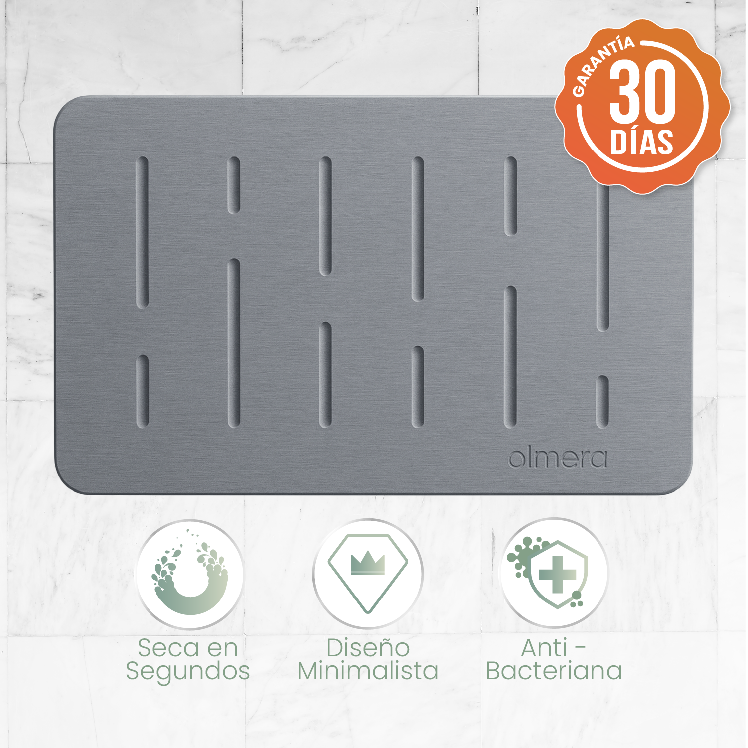 Olmera Stone - Alfombra de Piedra Absorbente
