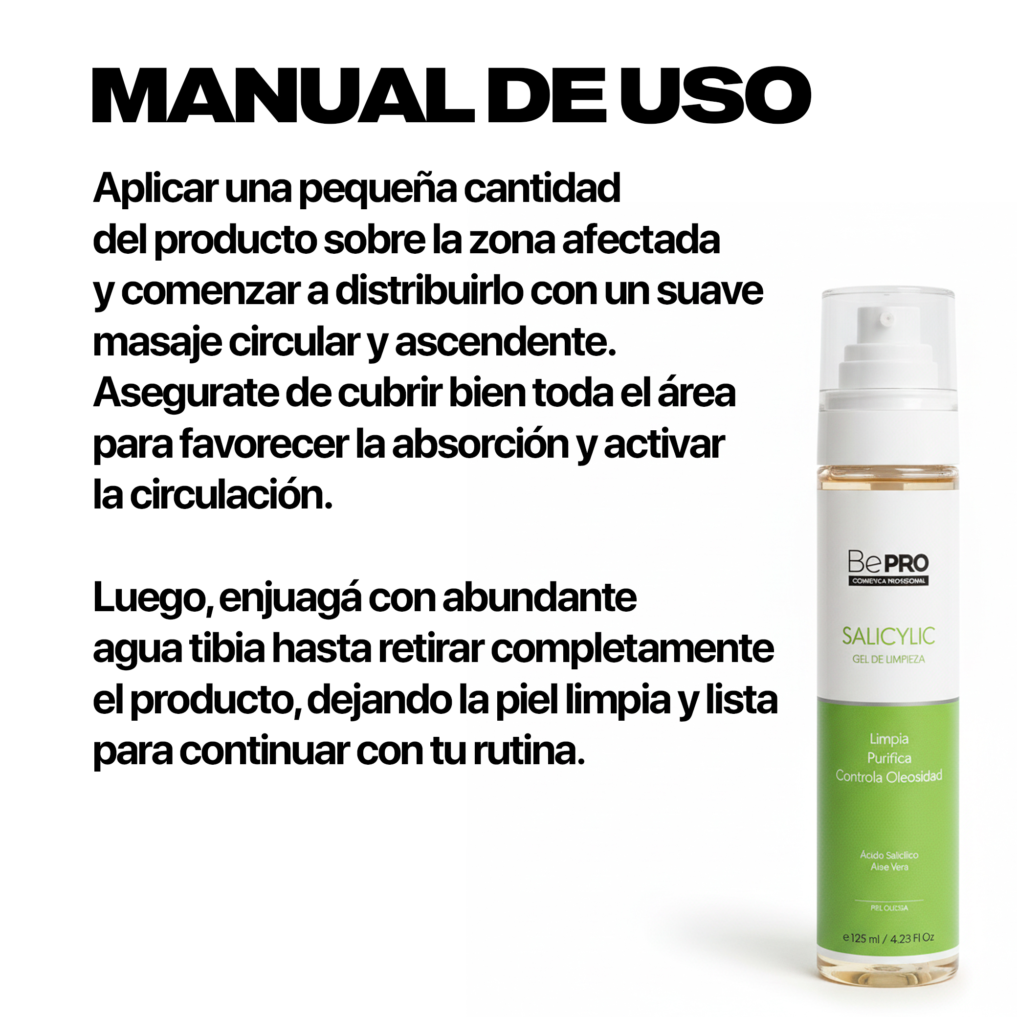 Gel Anti Acné BePRO 2x1 | Tratamiento Natural Anti Granos