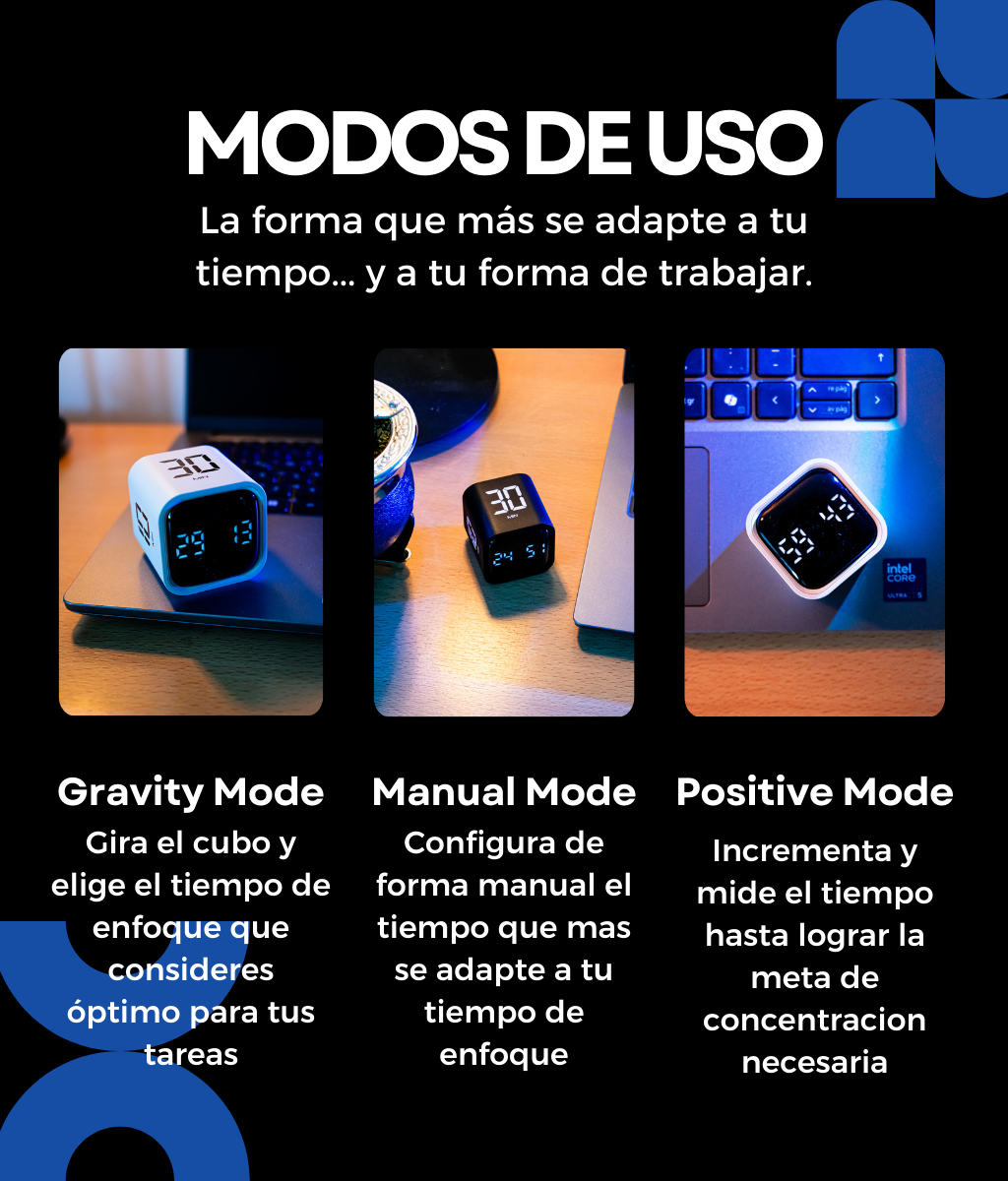 Cubo Flip&Focus para productividad - DOXIT AR