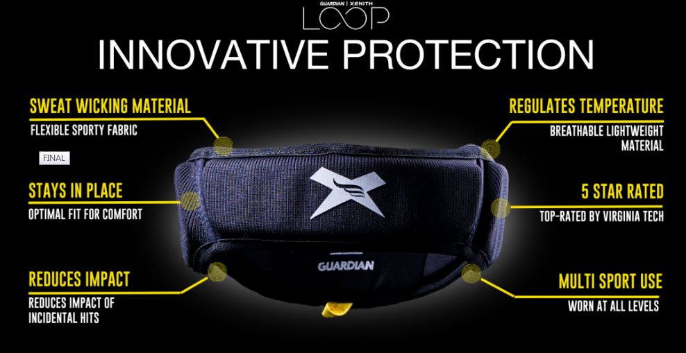 DIADEMA XENITH GUARDIAN LOOP CON PROTECCIONES