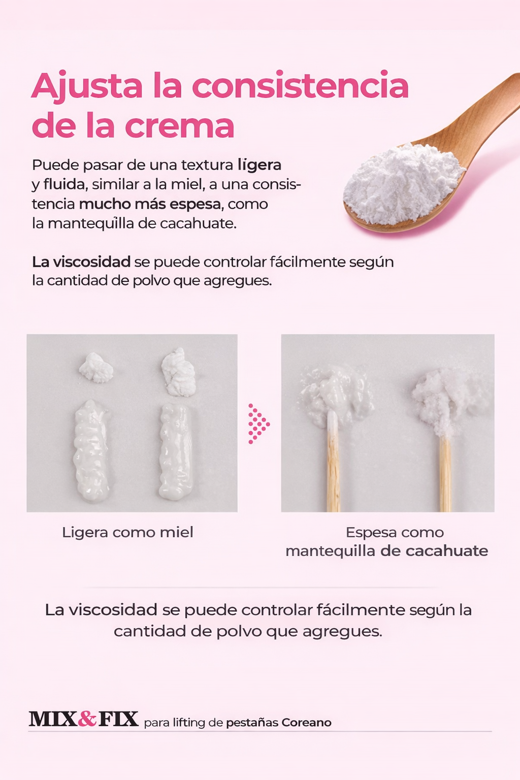 MIX & FIX Corea: Polvo profesional para lifting de pestañas