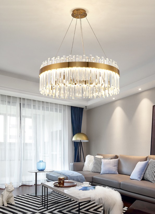 Lustre Pendente de Cristal Roma New - Moderno e Elegante