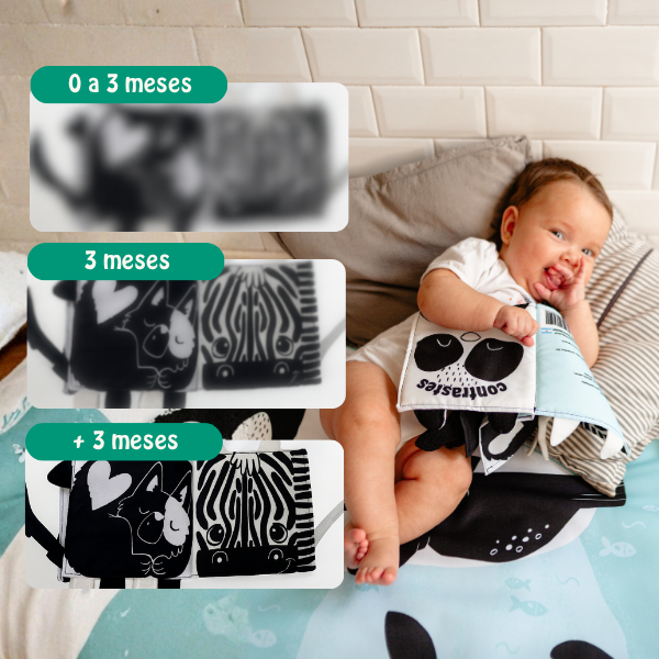 Libro sensorial contrastes - Comprar en kiwi