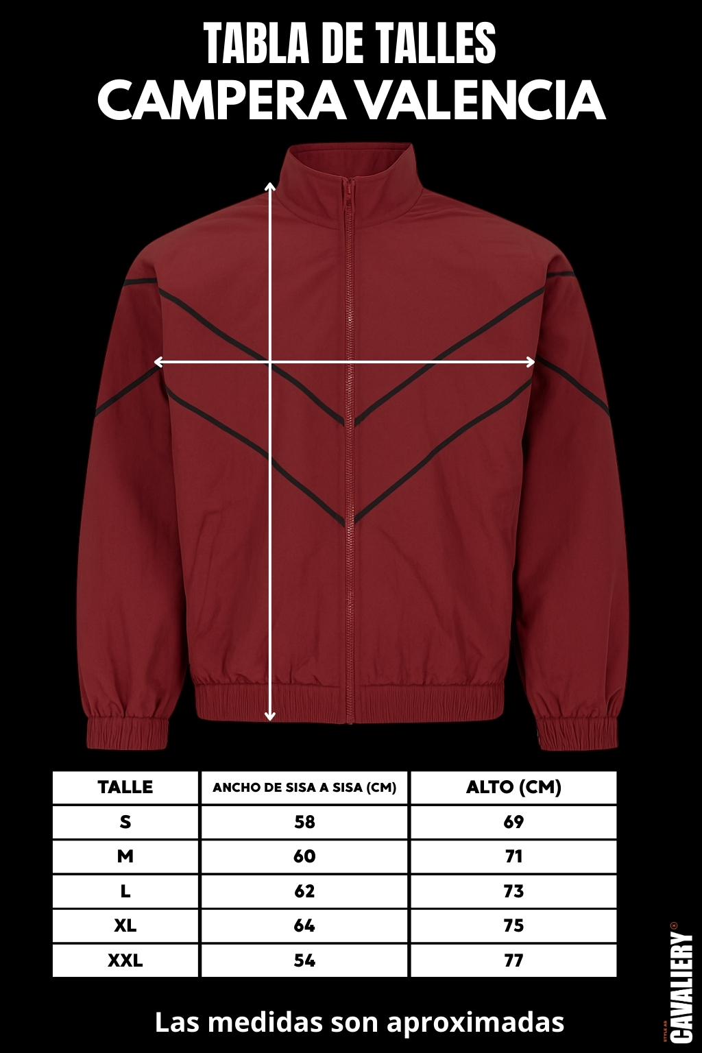 Campera Valencia oversize en tela Sire arrugada, moderna y cómoda